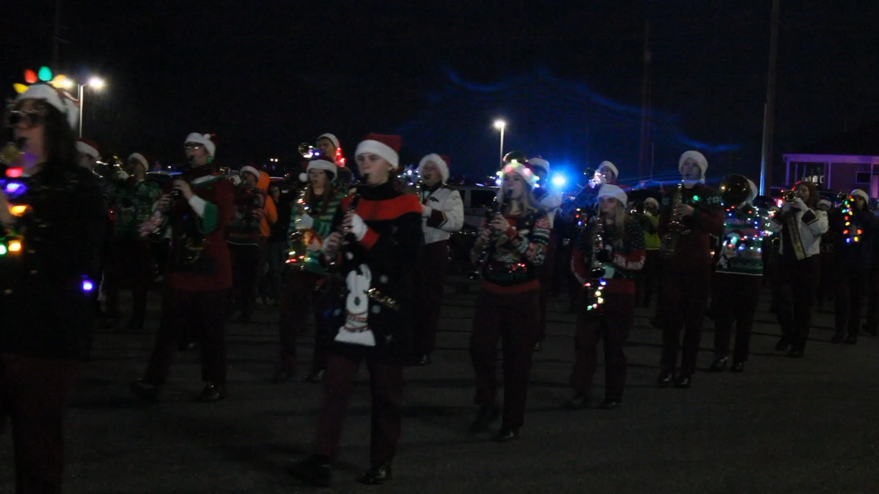 EHS Marching Band in Lighted Christmas Parade - The Advertiser